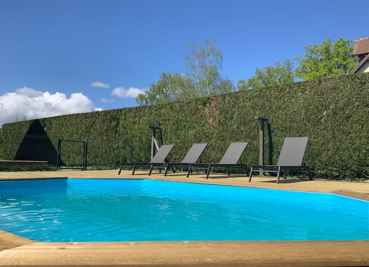 Grande Maison Confortable Avec Piscine Chauffée - Loir-et-Cher