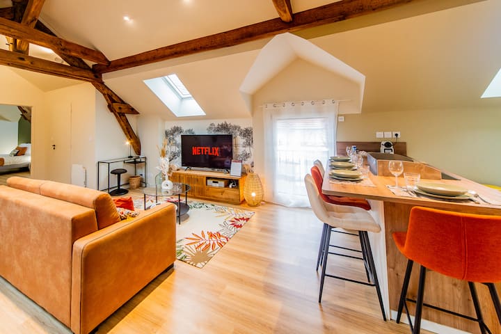 Le Céleste - Parking Privatif - Terrasse - Netflix - Ballan-Miré