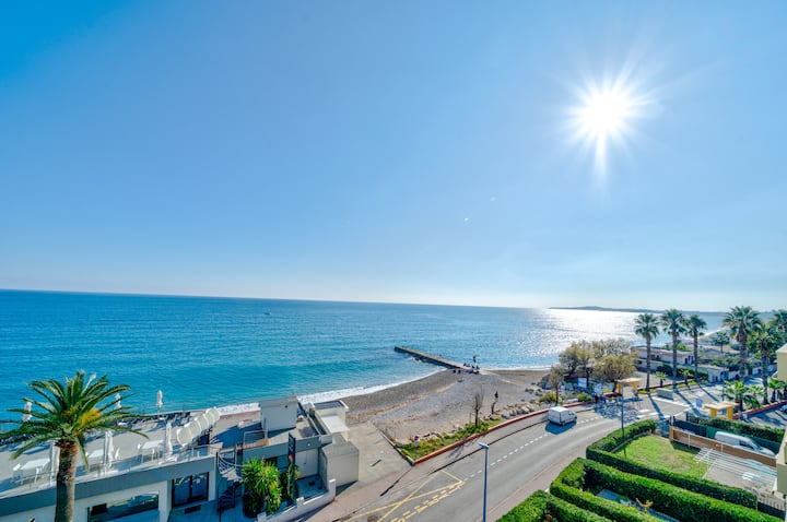 Appartement Front De Mer, Parking, Clim - Villeneuve-Loubet