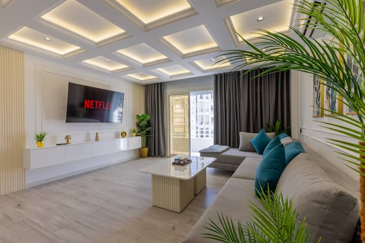 Centre-ville Tanger - 2br, Ac, Wi-fi & Parking - Tangier