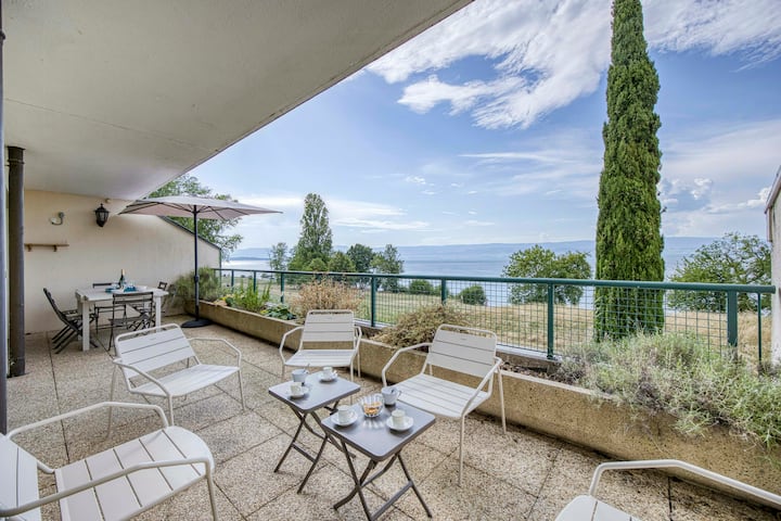 Art Apartment On Lake Geneva - Yvoire