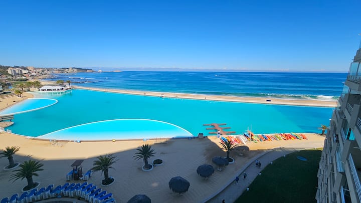 Infinite View In San Alfonso: Lagoon & Relax - Algarrobo