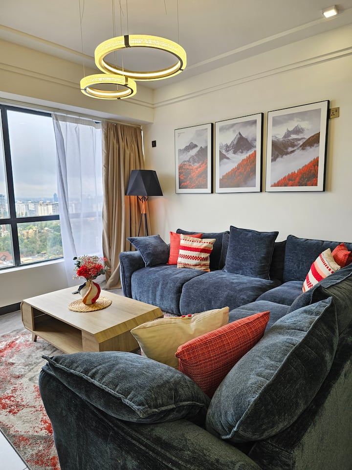 Ember 2br Apt With Expansive City View, Pool, Gym - Kenya