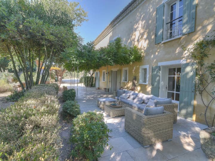 Maison De Charme 14 Pers-1800m2 De Parc, Piscine - Uzès
