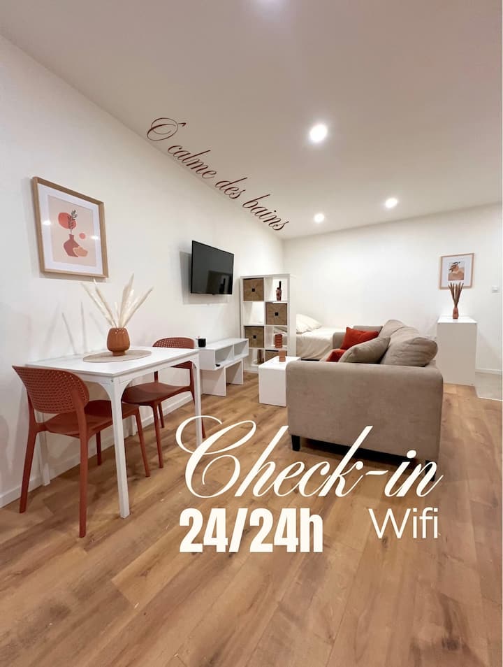 Ô Calme Des Bains - Studio Cosy Au Coeur De Digne - Digne-les-Bains