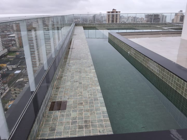 Praia 1q Priority Residence C/lazer Praia Grande - Praia Grande