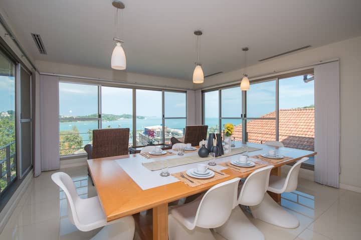 Ao Yon Beach Penthouse - 200 Sqm, Panoramic Views. - Phuket