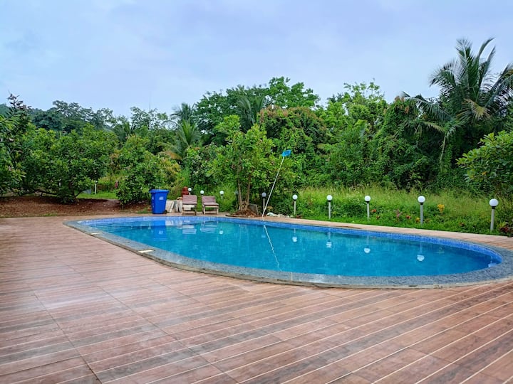 6room With Lake & Pool Viewar-1 @Beach - Goa