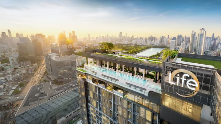Stylish Luxe Condo • Life Rama 4-asoke - Bangkok