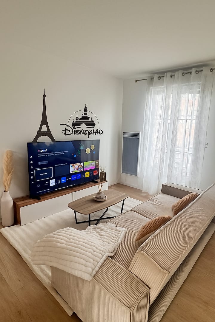 Appart'cocooning - Rer A 3 Min à Pied Disney-paris - Noisy-le-Grand