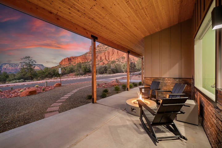 New Build W/ Epic Views & Walk To Chapel/trails! - Sedona, AZ