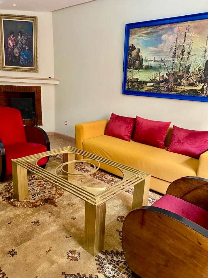 B Grand Et Confortable Appartement Plein Centre - Marrakech