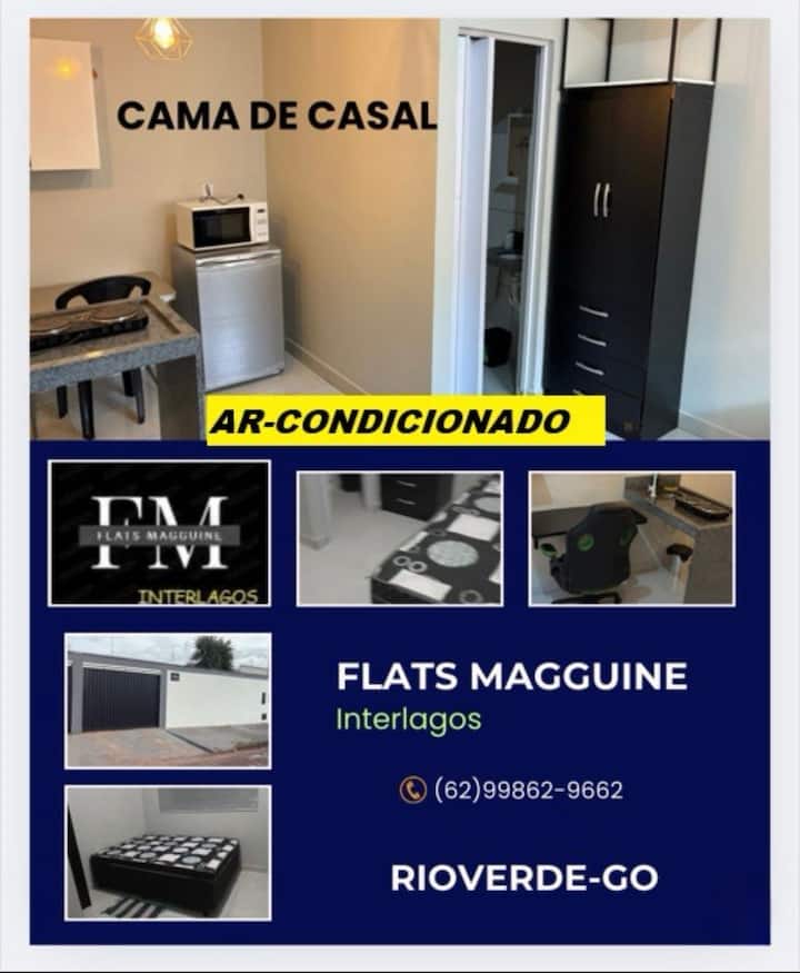 103 Flat Mobiliado No Interlagos Em Rio Verde Go - Rio Verde