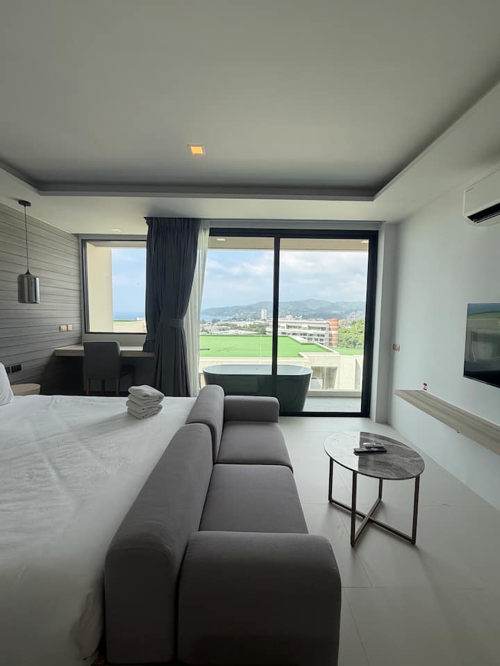 卡伦海滩/豪华一卧室公寓/海景/无边泳池/健身房 - Kata Beach