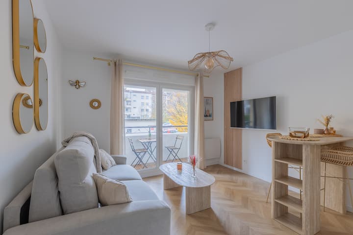 Studio La Parenthèse Messine - Parking & Terrasse - Metz