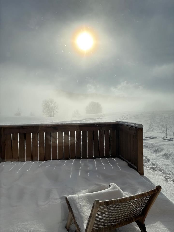 Maison Bois & Calme – Vue Forêt, Haut-jura - Lamoura