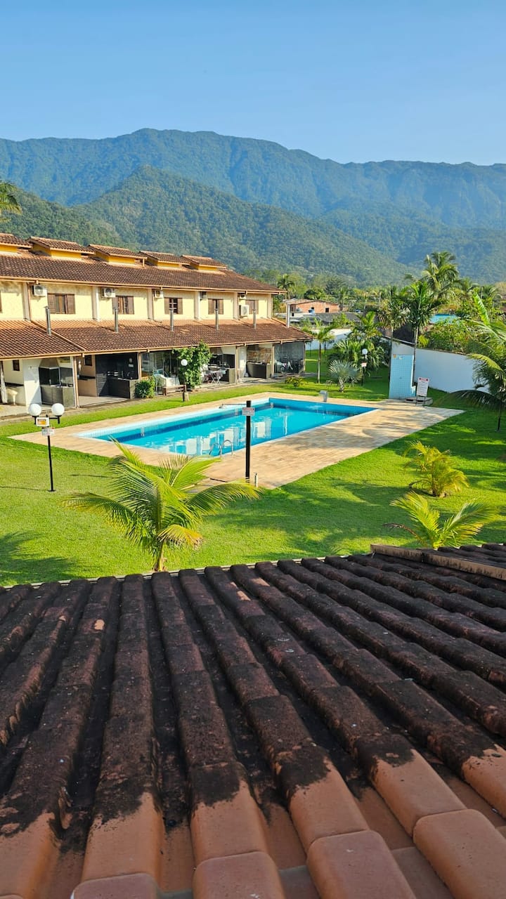 Comfortable House Inside The Gated Community - Caraguatatuba