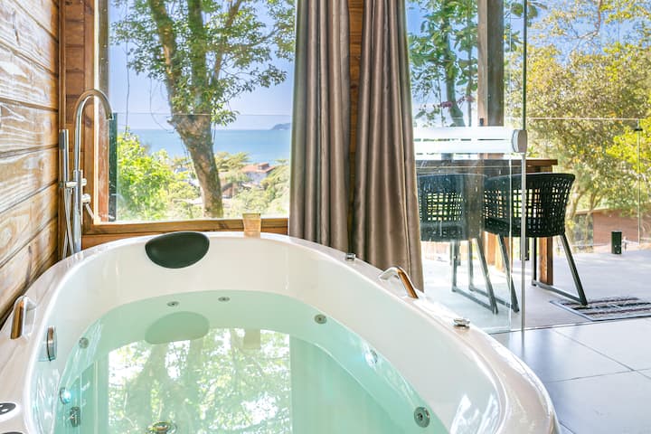 Cabana Vista Mar/ilhas, Ac Garagem Spa 5min Praia - Florianópolis