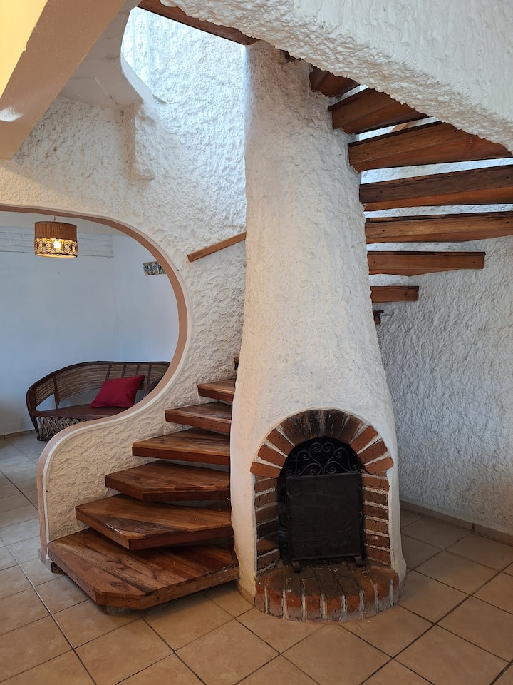 Cabaña Con Chimenea En Tequisquiapan P/ Familias. - テキスキアパン