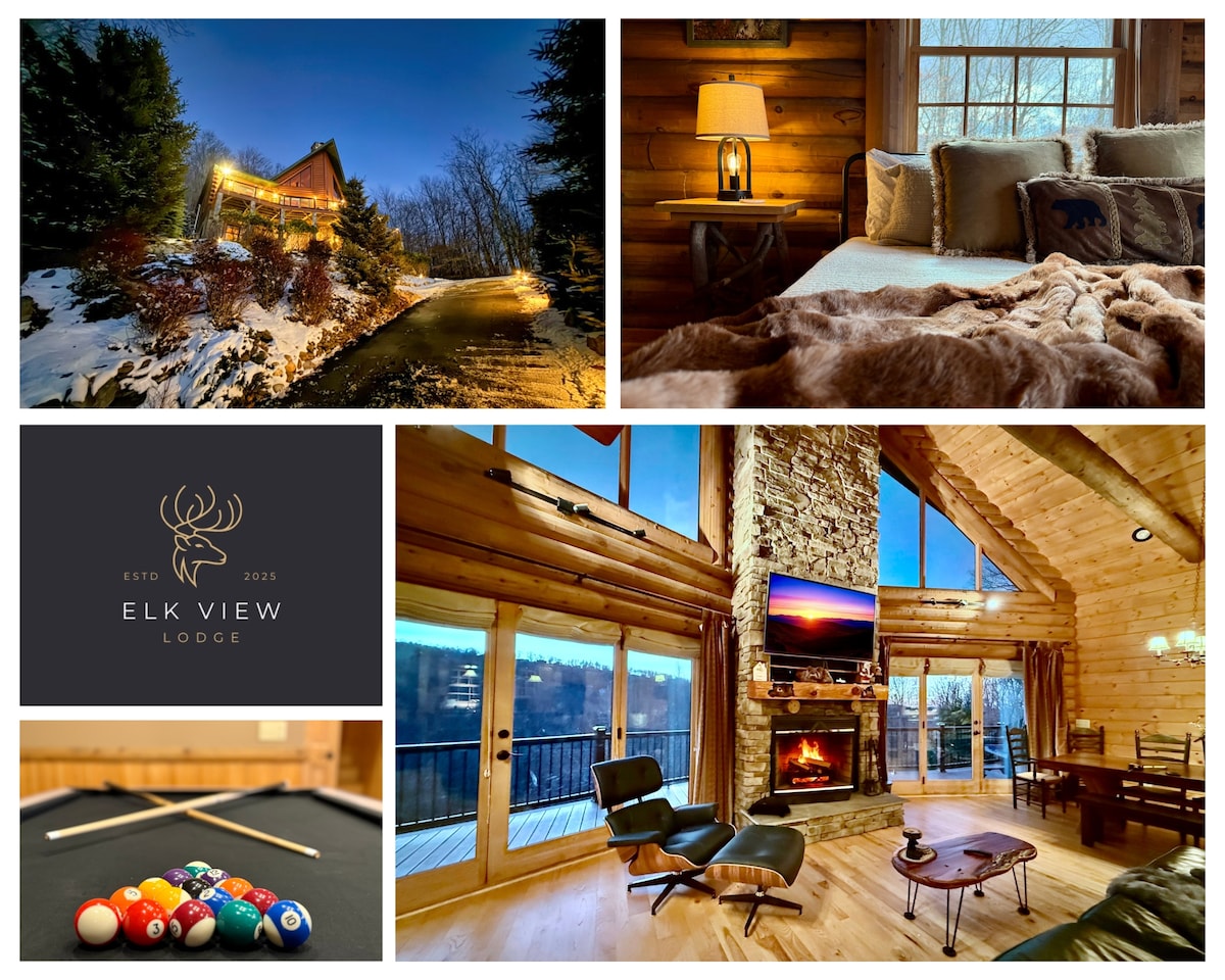 NOUVEAU! Elk View Lodge/Vues sur Beech Mountain/Ski - Cabanes à louer à ...