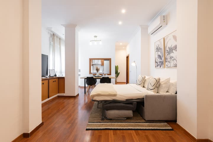 Piano Flat |2br 6p |City ​​Heart |Fast Wi-fi| A/c - 발렌시아