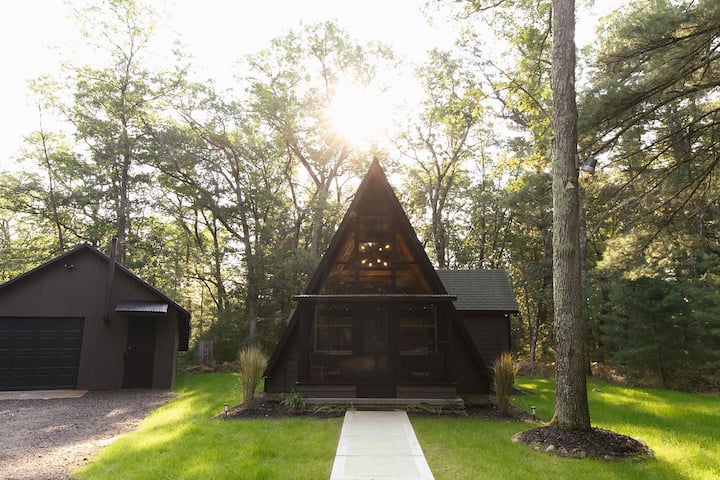 Tranquil A-frame Cabin In The Woods W/ Sauna - United States