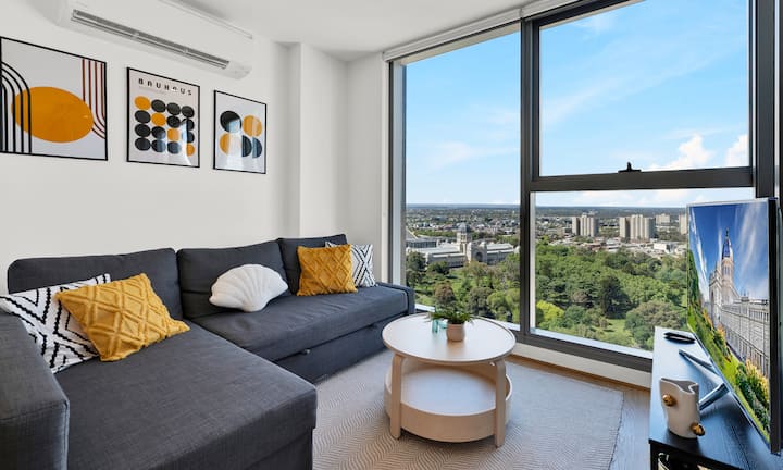Marvellous Views - Bright & Spacious Cbd Escape - Rod Laver Arena