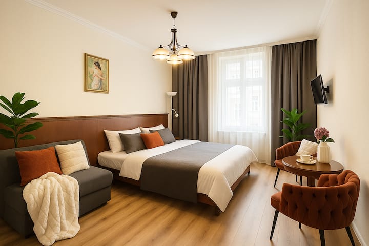 Homely|28m2 Central Studio With Ac| Elevator - Praga