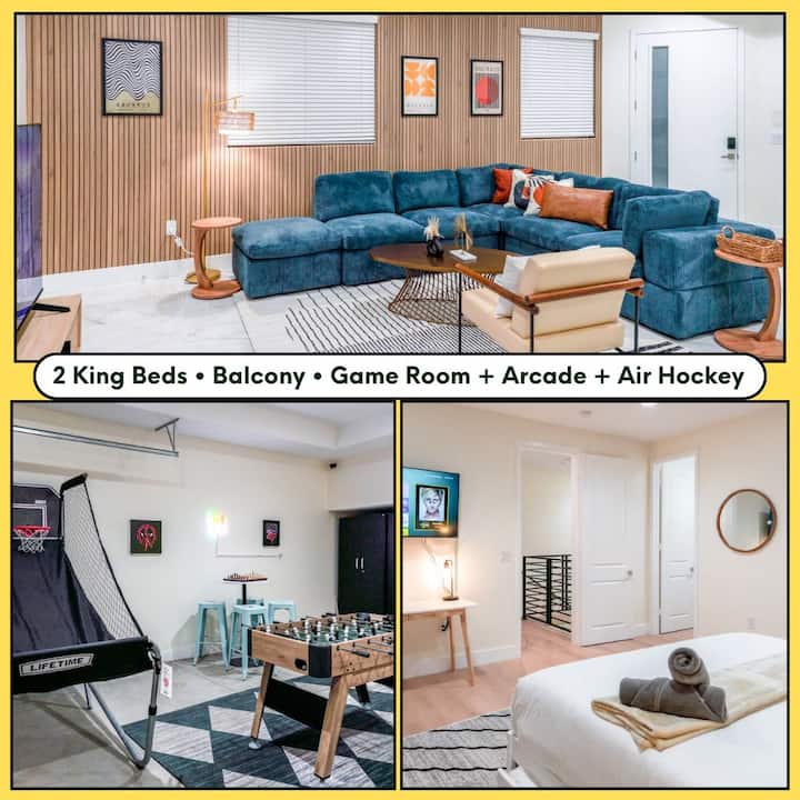 3br Disney Family Stay | King Beds, Game Room, Ev - Huntington Beach, CA