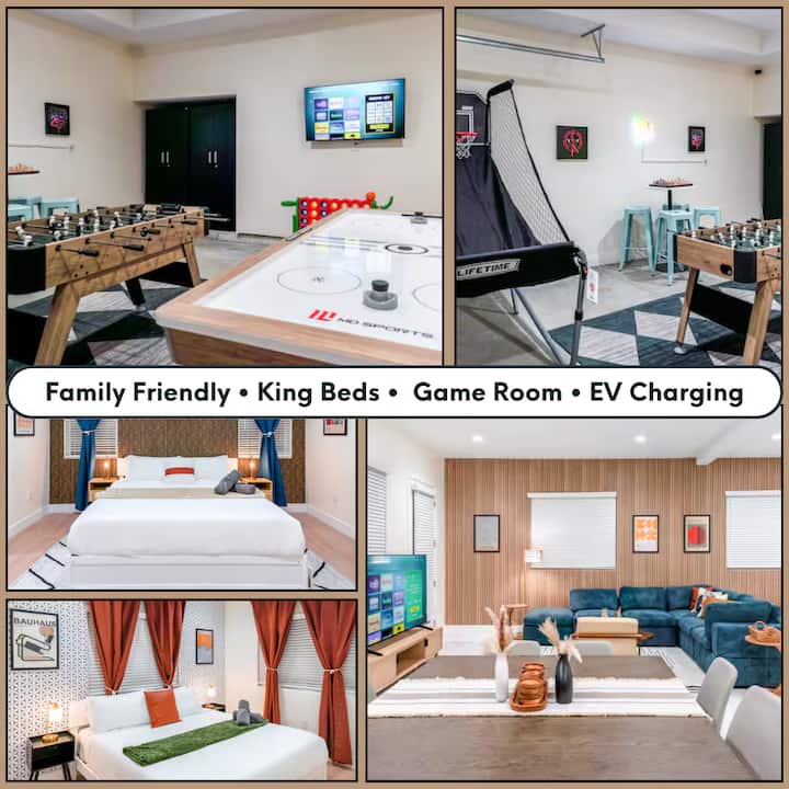 Family-ready Disney 3br • Kings + Ev + Game Room - Santa Ana, CA