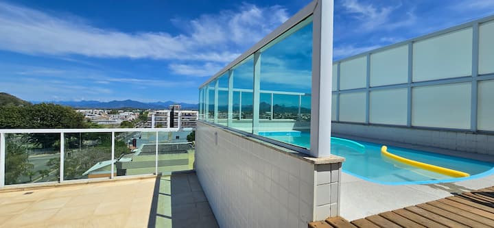 Cobertura Triplex Piscina Privativa E Vista Mar - Rio das Ostras