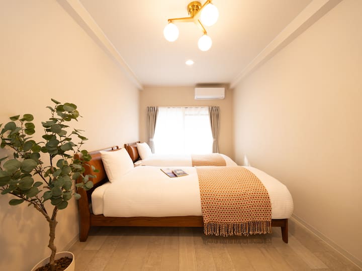 【Newop】高松中心部/片原町駅2分/シモンズベッド/商店街/女子旅/カップル/洗濯機/駐車場無料 - Takamatsu