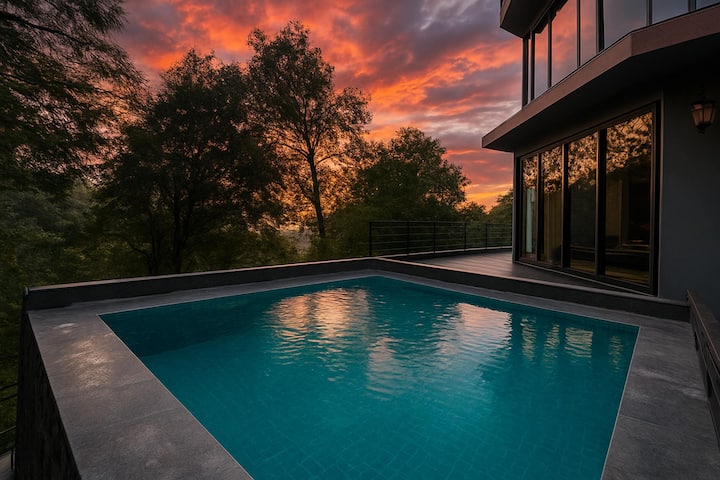 Stayvista At Villa Bluejay W/ Bonfire, Heated Pool - Chail