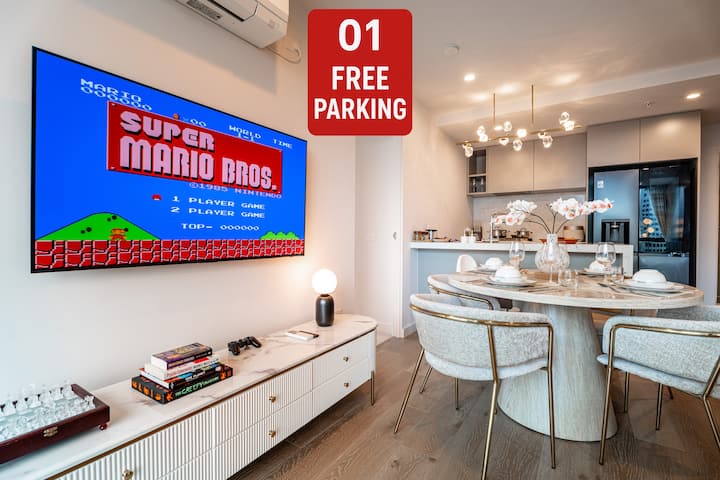 Zen Sky Home - Super Center W/ Carpark & Pool - Melbourne