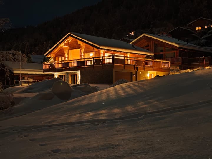 Chalet Iska - ÉLégance Et Confort Avec Vue - Nendaz