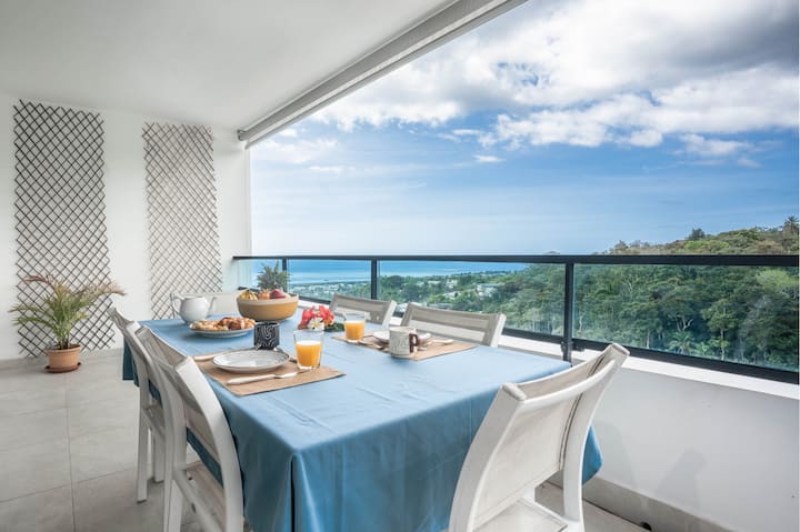 Cocon Romantique Vue Mer + Piscine Proche Aéroport - French Polynesia