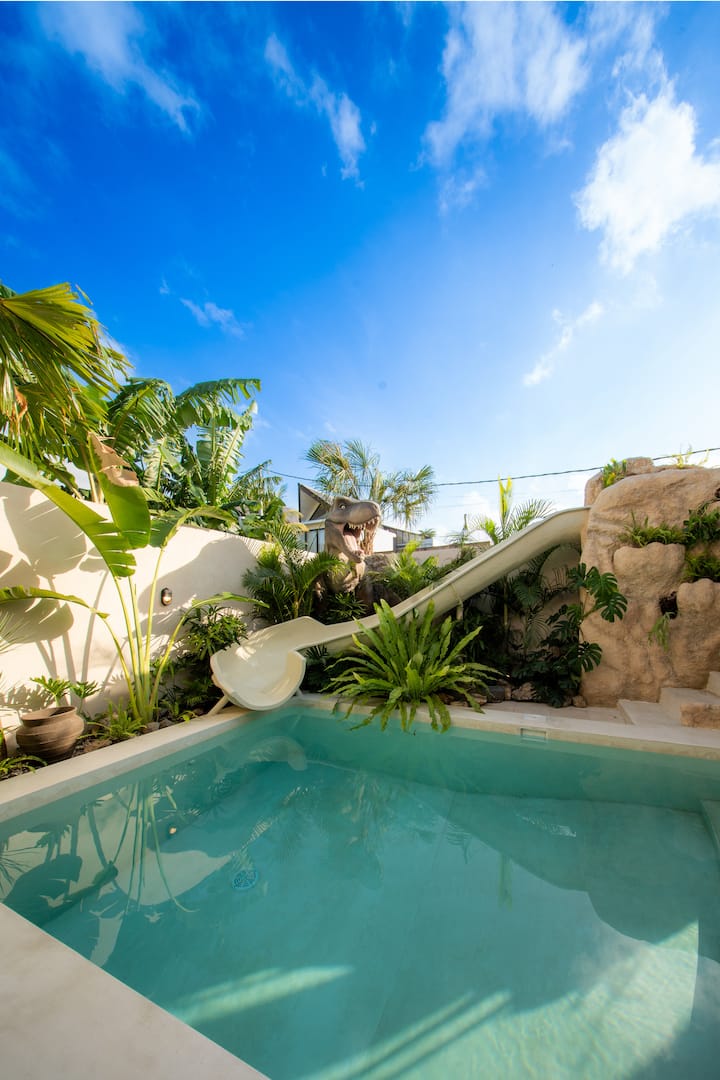 Brand New 3-br Villa With Pool Slide In Pererenan - Bali