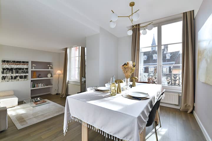 Appart Design 70m² | Vue Cathédrale | Hyper-centre - Schiltigheim