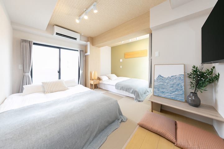 【Sgk/a】美野島商店街にある新築ホテル!天神や中州にアクセス良好です! - Fukuoka