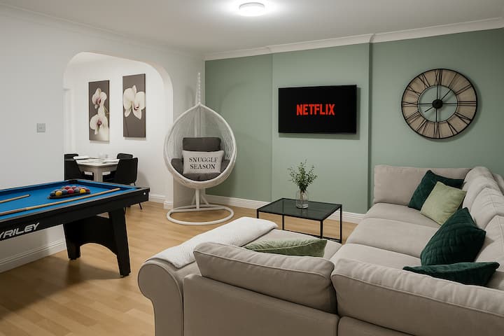 Cosy 4bdr, Relocation Discount, 20% Off Long Stays - イギリス マンチェスター