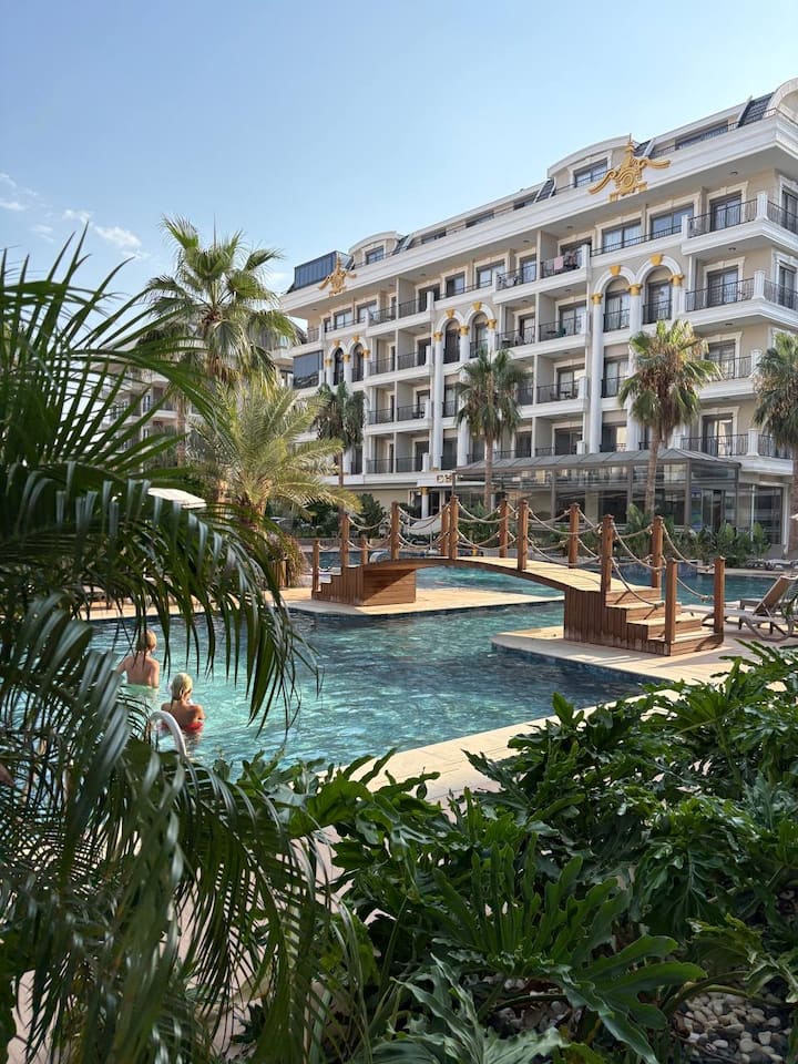 Уютная квартира в Премиальном ЖК в центре Алании - Tosmur