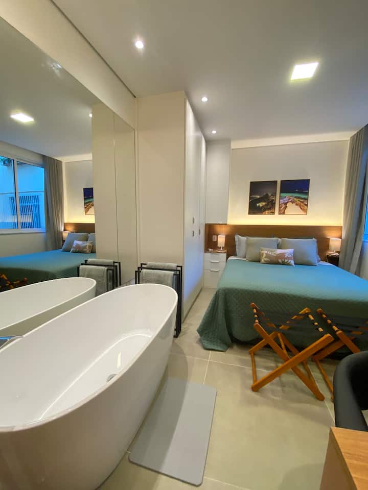 Apartamento 1 Quarto Copacabana Banheira E Garagem - Ipanema