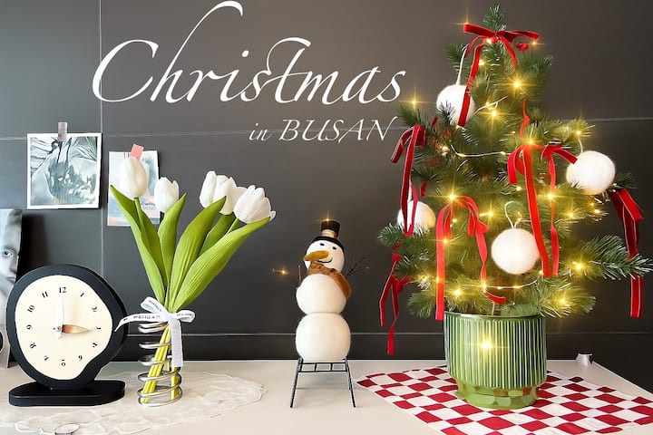 [Od4)13-4]*오픈특가*오시리아•오션뷰•장박•모던감성•롯데월드•송정•해운대•가족•연인 - Busan