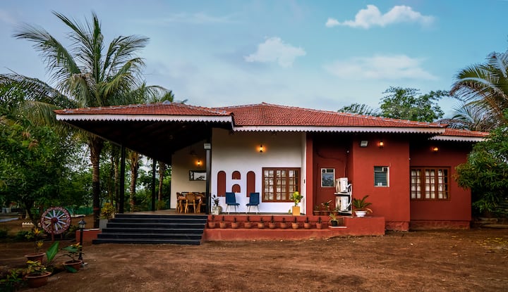 3bhk Farmstay In Wada W Pool, Wifi, Food, Parking - Wada