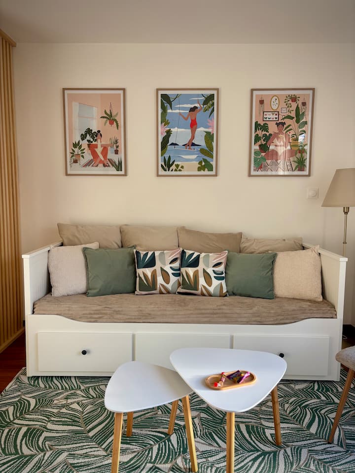 Terra Verde I Studio Cosy Wifi I Balcon & Parking - Talence