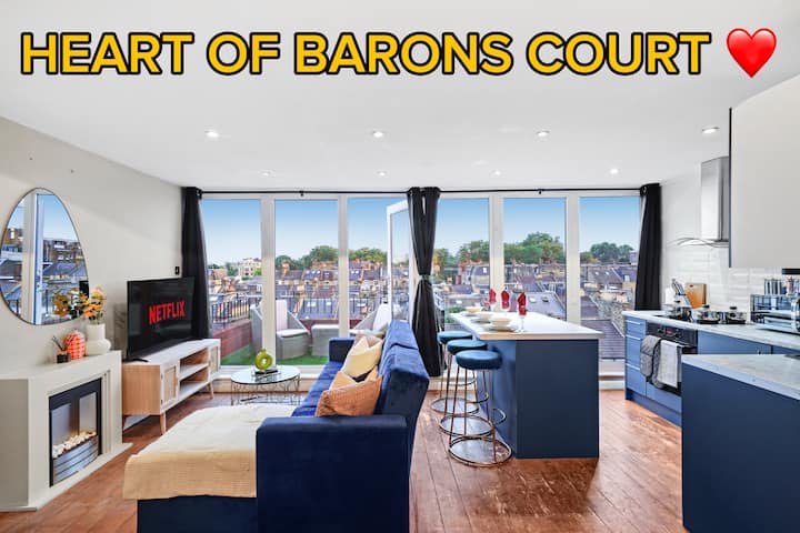 Exclusive 2 Bedroom Flat Near Barons Court! - Fulham
