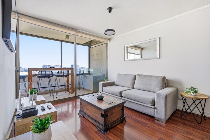 Moderno 1d/1b Junto A Parque Arauco • A/c Y Estac. - Las Condes