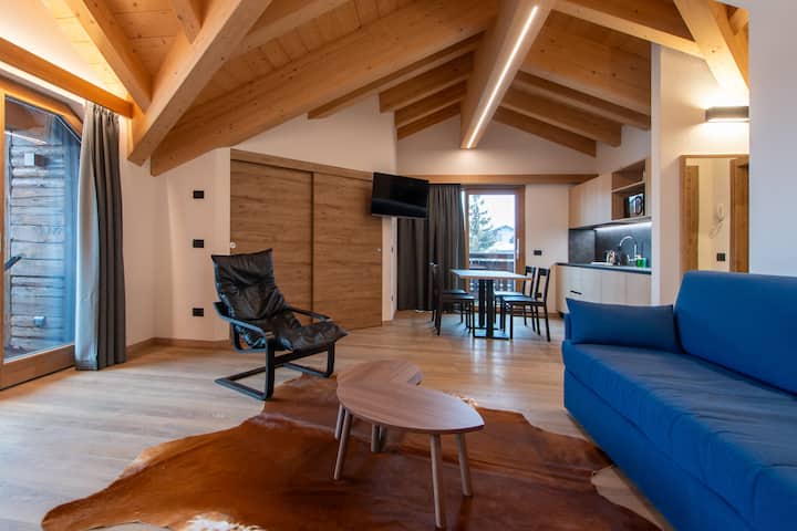 Bilocale Deluxe Con Terrazzo In Edifico Separato - Livigno