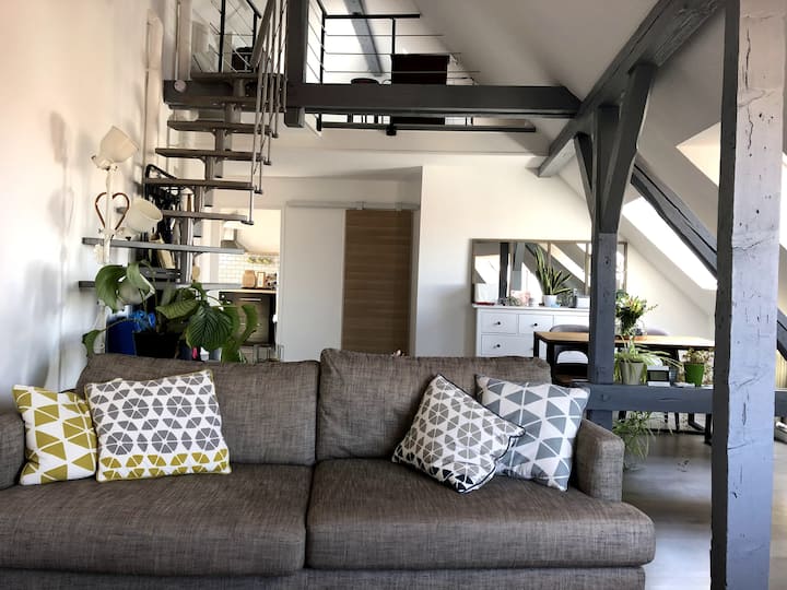 Joli Appartement Mansardé à Strasbourg. - Gare de Strasbourg Ville