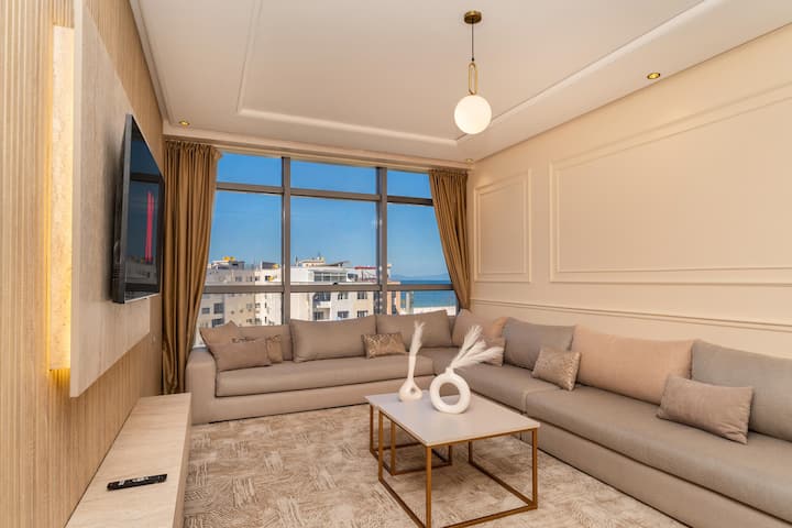 Oceanblue Luxe 3br Seaview 2min Walk To The Beach - Tangier
